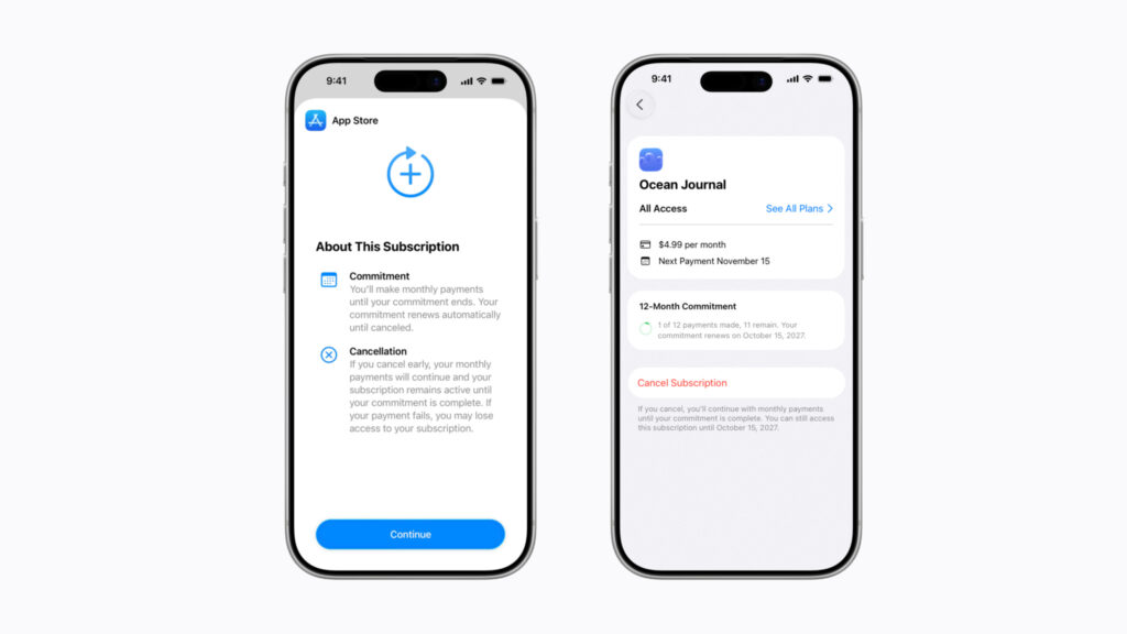 Apple introduces 12-month commitment subscriptions on App Store ...